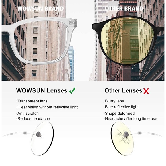 Accessories | Blue Light Filter Glasses Unisex Clear Lens 2 35 | Poshmark